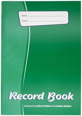 Record Book (Green) : Amazon.co.uk: Stationery & Office Supplies