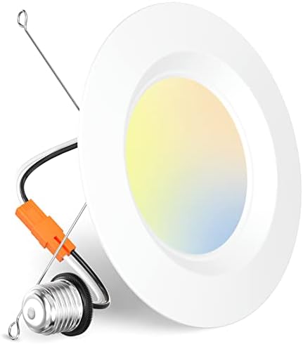 Amico 1 Pack 5/6 inch 5CCT LED Recessed Lighting, Smooth Trim, Dimmable ...