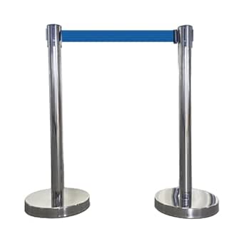Tensator EasyQ® Innova Blue Tape Queue Manager - Stainless Steel, 45mm ...