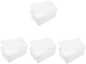 Amazon.com: PRETYZOOM 4pcs Laundry Powder Storage Box Lid Multipurpose ...