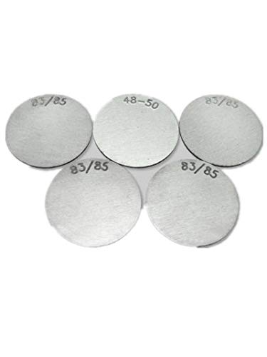 MeterTo 1pcs Professional Barcol Hardness Block 42-55HBa Hardness Test ...