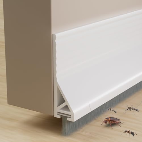 Amazon.com: 39" Door Sweep for Bottom of Door with Brush,Silicone Under ...