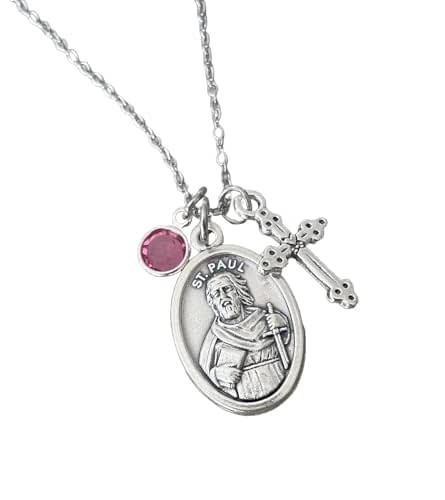 Amazon.com: Saint Paul Necklace St. Paul Medal Confirmation Gift for ...