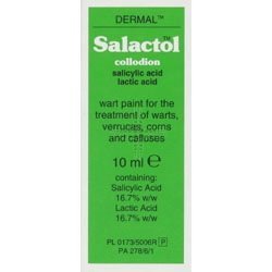 Amazon.com : Salactol wart paint 10ml : Health & Household