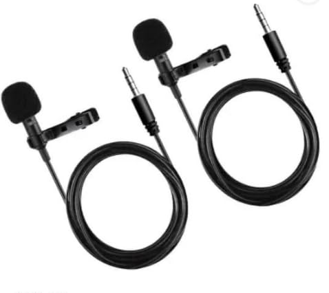 Mic with Pouch Omnidirectional Collar Mic for YouTube 3.5mm Mic ...