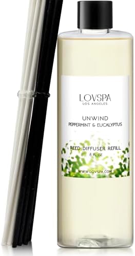 Amazon.com: LOVSPA Reed Diffuser Oil Refill/White Gardenia, Large 8oz ...
