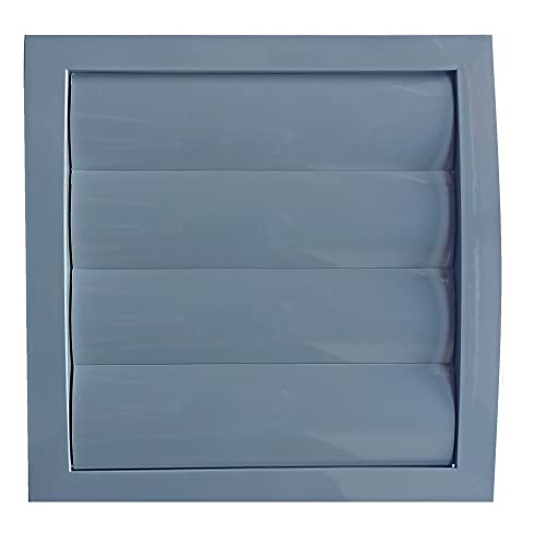 Grey Plastic Wall Ventilation Grille with Gravity Automatic Movable ...