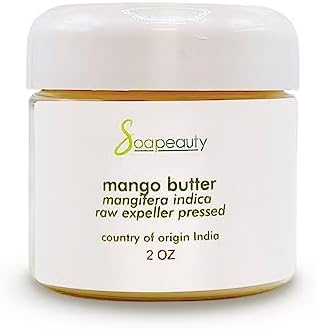 Amazon.com : Soapeauty Raw Mango Butter 100% pure natural | Body, Hair ...