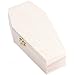 Amazon.com: Unfinished Locking Coffin Box for Halloween Decorations and ...