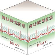 Amazon.com : Note Cube Nurse Beat Chart : Memo Paper Pads : Office Products