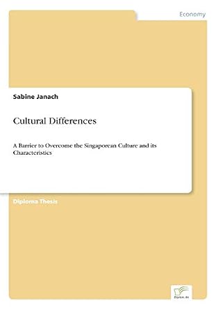 Cultural Differences: A Barrier to Overcome the Singaporean Culture and ...