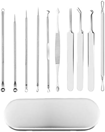 Amazon.com: Blackhead Remover Tools, 10 PCS Pimple Popper Tool Kit ...