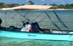 Amazon Beige Sun Shade Canopy Bimini Top For Gheenoe Complete