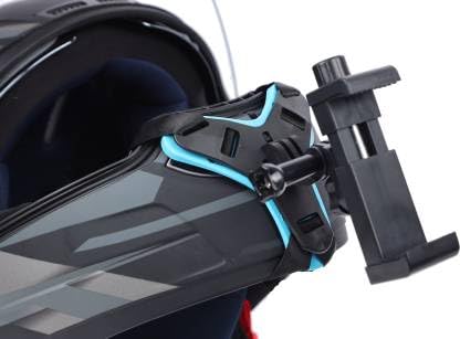 Helmet Chin Strap Mount Phone Helmet Mount with Mobile Clip for Bike ...