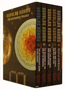 Hitchhiker's Guide to the Galaxy (5 Books Set): Douglas Adams ...