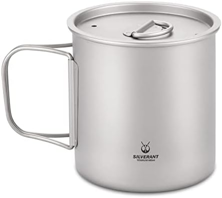 Amazon.com: S'more Titanium Mug Camping Cup with Foldable Handle and ...