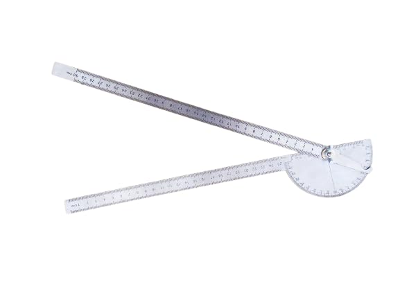 KAYWO Angle Protractor Angle Finder Ruler Two Arm Stainless Steel ...