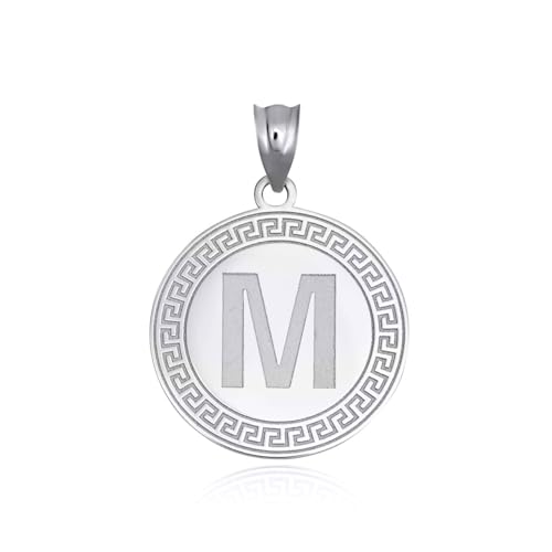 Claddagh Gold Letter M - Exquisite 925 Sterling Silver - Want It All