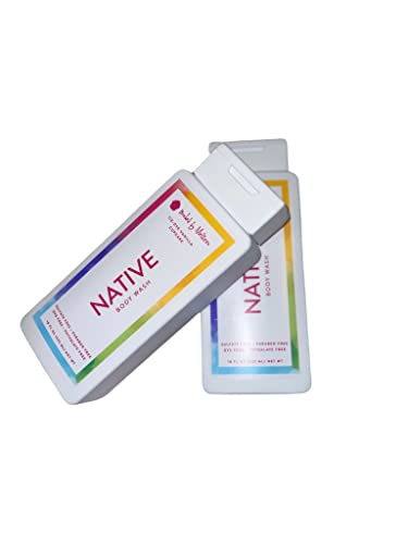 Native Body Wash Tie Dye Vanilla Cupcake