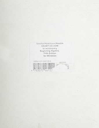 Amazon | Beginning Algebra | Streeter, James, Hutchison, Donald ...