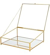 Amazon.com: REDHUGO Large Glass Boxes for Display Handmade Mirrored ...