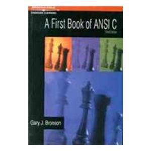 Buy A First Book Of Ansi C Book Online at Low Prices in India | A First ...