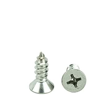 Bridge Fasteners #14 x 3/4" Flat Head Phillips Sheet Metal Screws Self ...