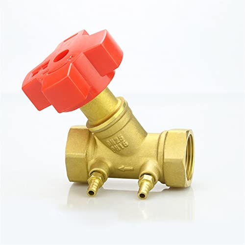 DASBE 1Pcs 1/2 3/4 1 2 Inch Brass Balance Valve Brass Static Digital ...