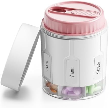 Amazon.com: Daviky Pill Bottle Organizer, Supplement Organizer with 7 ...