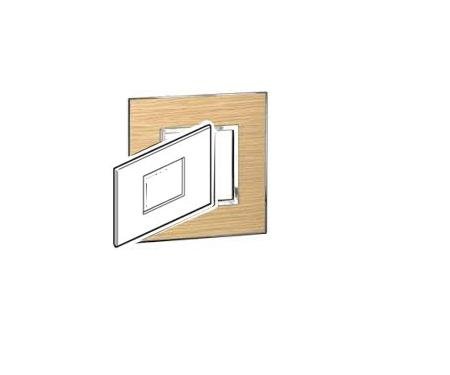 Legrand Arteor 3M Shaver Socket Wood Oak Plate : Amazon.in: Home ...