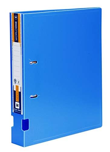 Worldone 2D PP Ring Binder File for Documents with 40 mm Metallic Clip ...