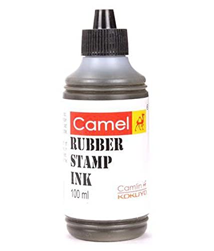 Camel Stamp Pad Ink Pack Of 5 (BLACK) : Amazon.in: Office Products