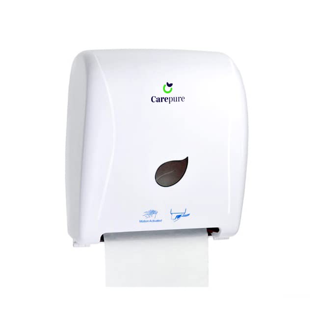 Carepure Wall Mounted HRT Roll Tissue Auto Cut Towel Paper Holder ...