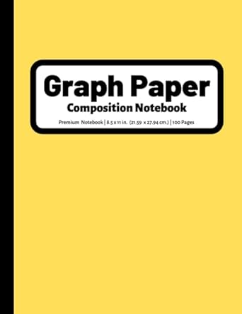Graph Paper Composition Notebook: 4x4 Quad Ruled Graphing Grid Paper ...