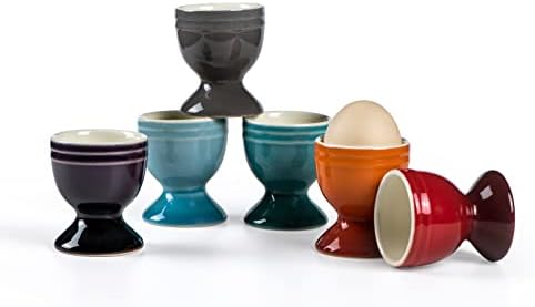 Amazon.com: NobleEgg Egg Cups for Soft Boiled Eggs - Vintage Style ...