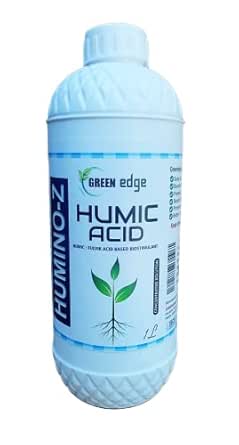 Greenedge Humino-Z (1 Liter) Humic Acid & Fulvic Acid based concentrate for Plant Growth, Soil ...