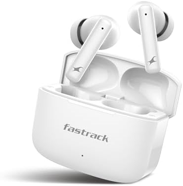 Fastrack Fpods FQ100|BT5.4 TWS Earbuds, 50Hrs Playtime, Quad mic ENC ...
