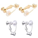 ・ブランド:サムコス・製造元:サムコス・製造元/メーカー部品番号:sfged・💎セット内容：イヤリングコンバーター4個セット（2色）、サイズ：フリーサイズ。カラー：ゴールド+明るいシルバー。（寸法は人工測定で誤差がある場合がありますのでご了...