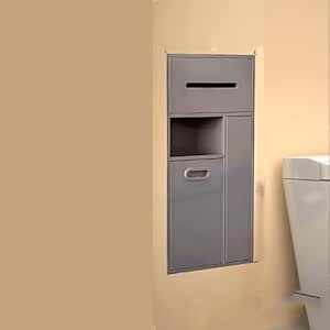 Amazon.com: Recessed Shelf Organizer Shower Niche - Stainless Steel ...