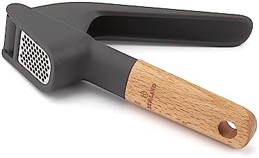 Amazon.com: SORT SAVVY Garlic Press, Robust Stainless Steel Garlic ...