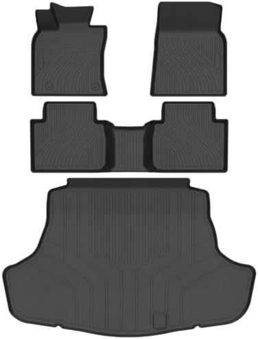 Amazon.com: Floor & Rear Trunk Mats for Toyota Camry 2018-2024 FWD, All ...