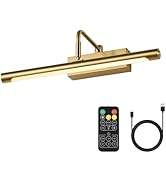 Joosenhouse Battery Operated Picture Light Wireless Gallery Light with ...