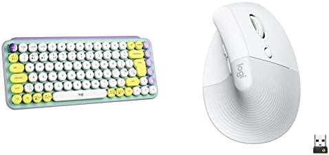 Logitech POP Keys Mechanical Wireless Keyboard & Lift Vertical ...