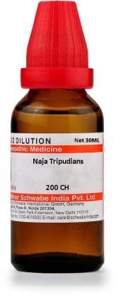 Buy Dr.Willmar Schwabe India Naja Tripudians 200 CH Dilution (30 ml ...