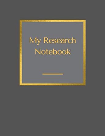 My Research Notebook: 100 Wide Ruled Page Notebook: Press, BupsyInk ...