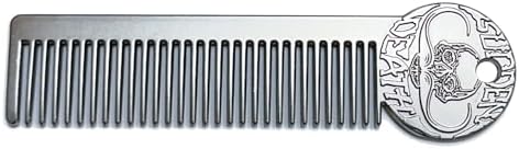 Amazon.com : Airisland Stainless Steel Keychain Comb Small Pocket Comb ...