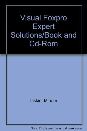 Amazon.com: Visual Foxpro Expert Solutions/Book and Cd-Rom ...