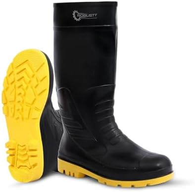 Robustt Steel Toe Lightweight Gum Boots | Standard Steel Safety Shoes ...