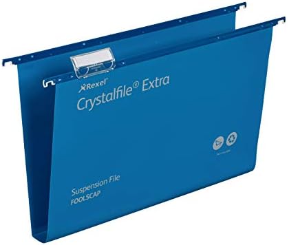 Rexel Foolscap Heavy Duty Suspension Files with Tabs and Inserts for ...