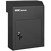 VEVOR Through The Door Key Drop Box, Heavy Duty Steel Through The Door ...